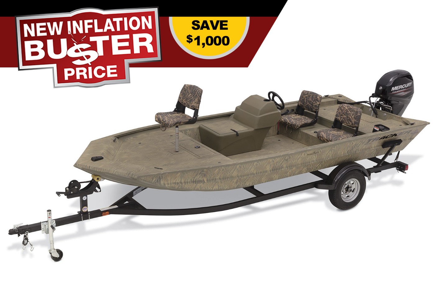 TRACKER Aluminum Jon Boats