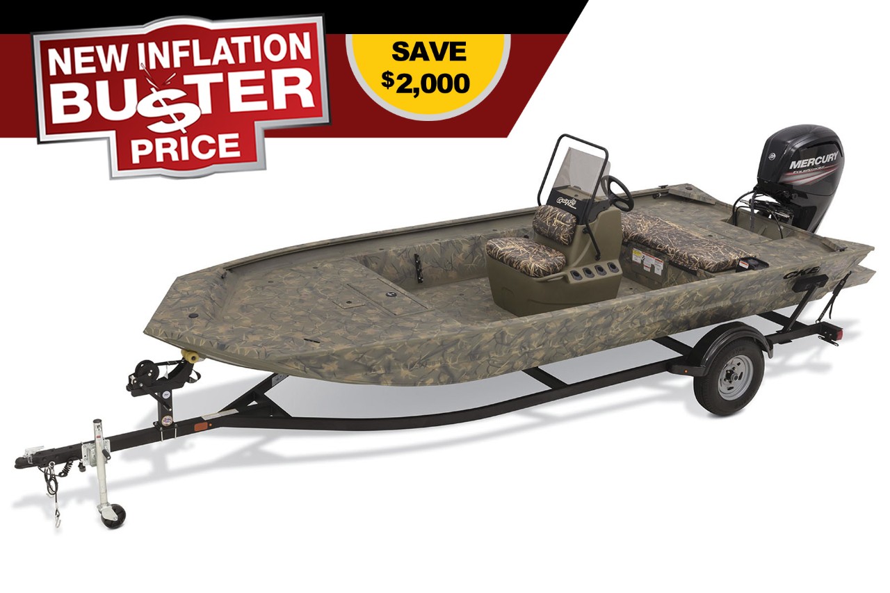 GRIZZLY 1860 CC - TRACKER Welded Jon Boat