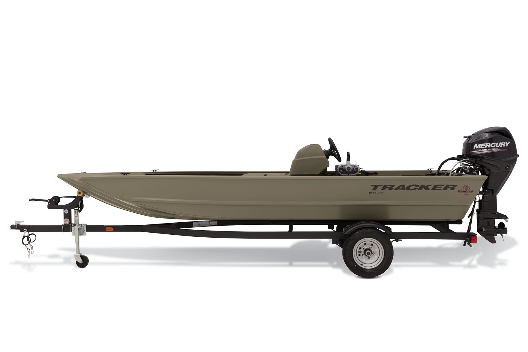 TRACKER GRIZZLY 1648 SC | 16ft. 1in. Side Console Jon Boat