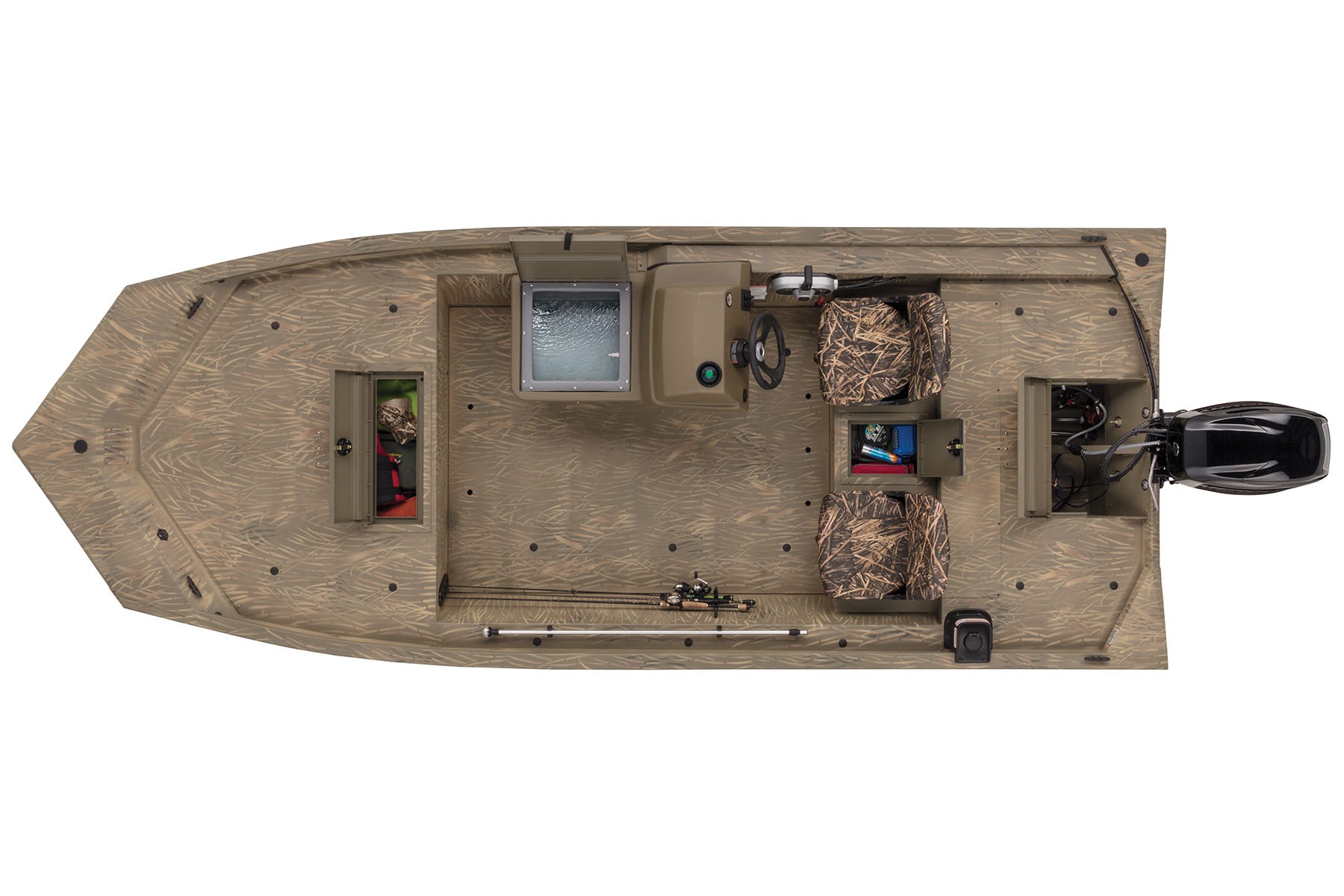 GRIZZLY 1754 SC - TRACKER Welded Jon Boat