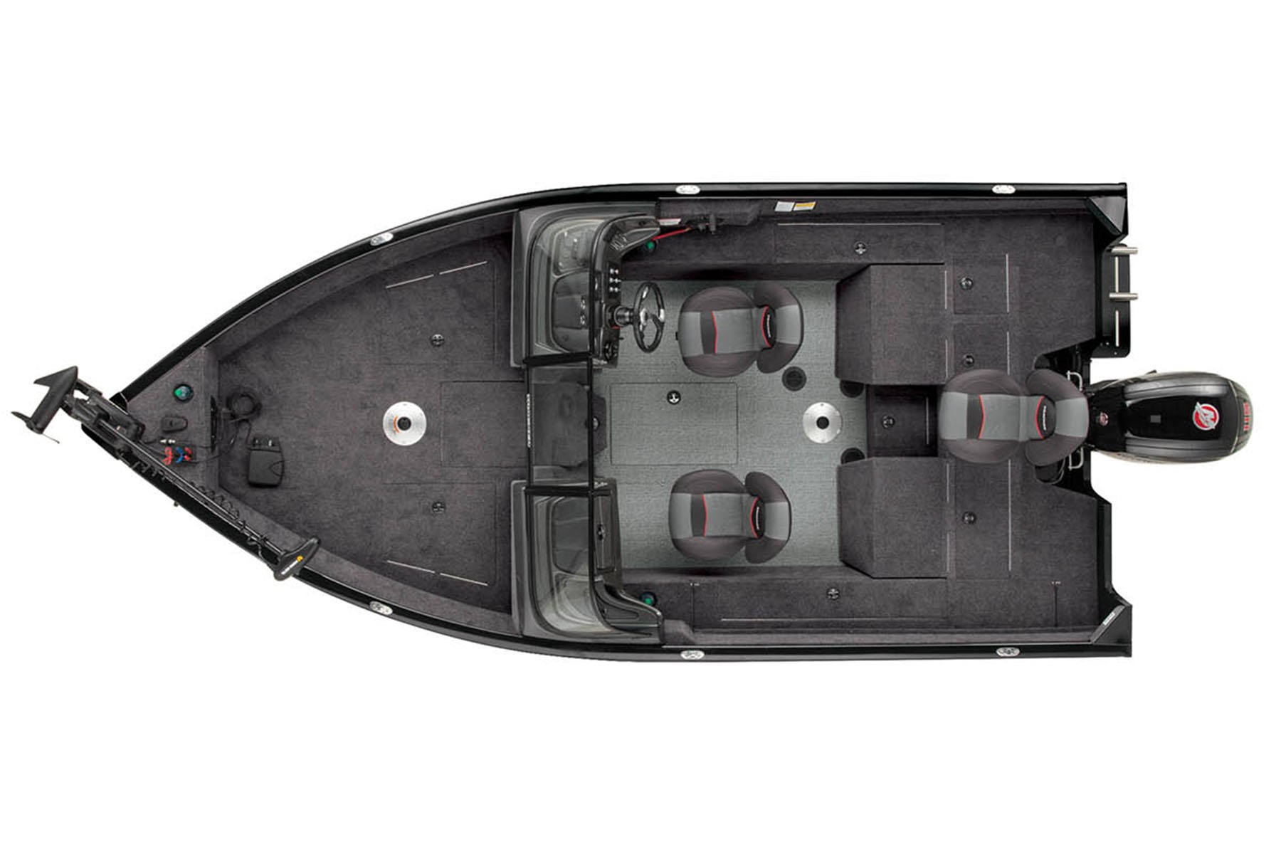 PRO GUIDE V-175 Combo - TRACKER Deep V Fish and Ski Boat