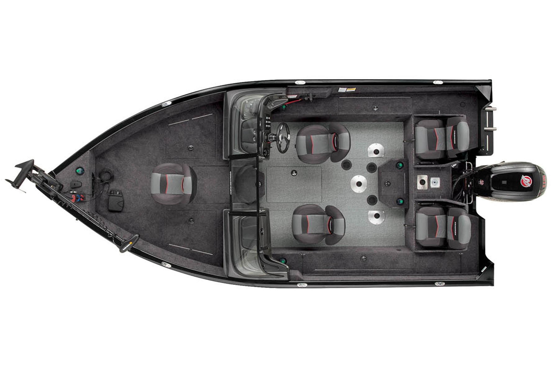 PRO GUIDE V-175 Combo - TRACKER Deep V Fish and Ski Boat