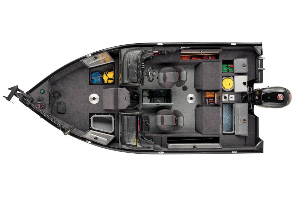 PRO GUIDE V-175 Combo - 2022 TRACKER Deep V Fish and Ski Boat