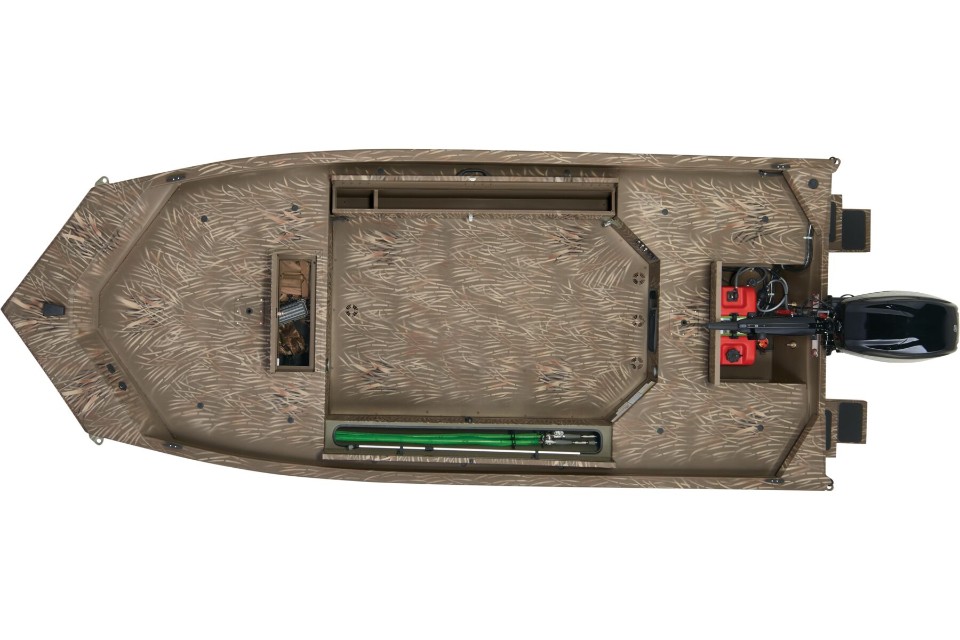 TRACKER GRIZZLY 1654 T Sportsman | 17ft. 4in. Tiller Jon Boat