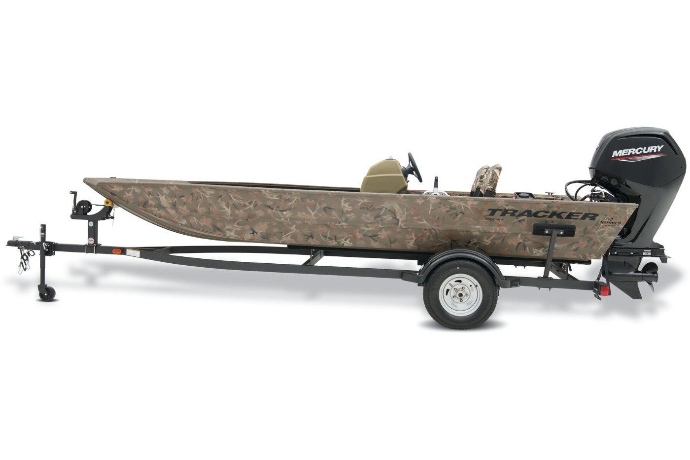 TRACKER GRIZZLY 1754 SC | 17ft. 1in. Side Console Jon Boat