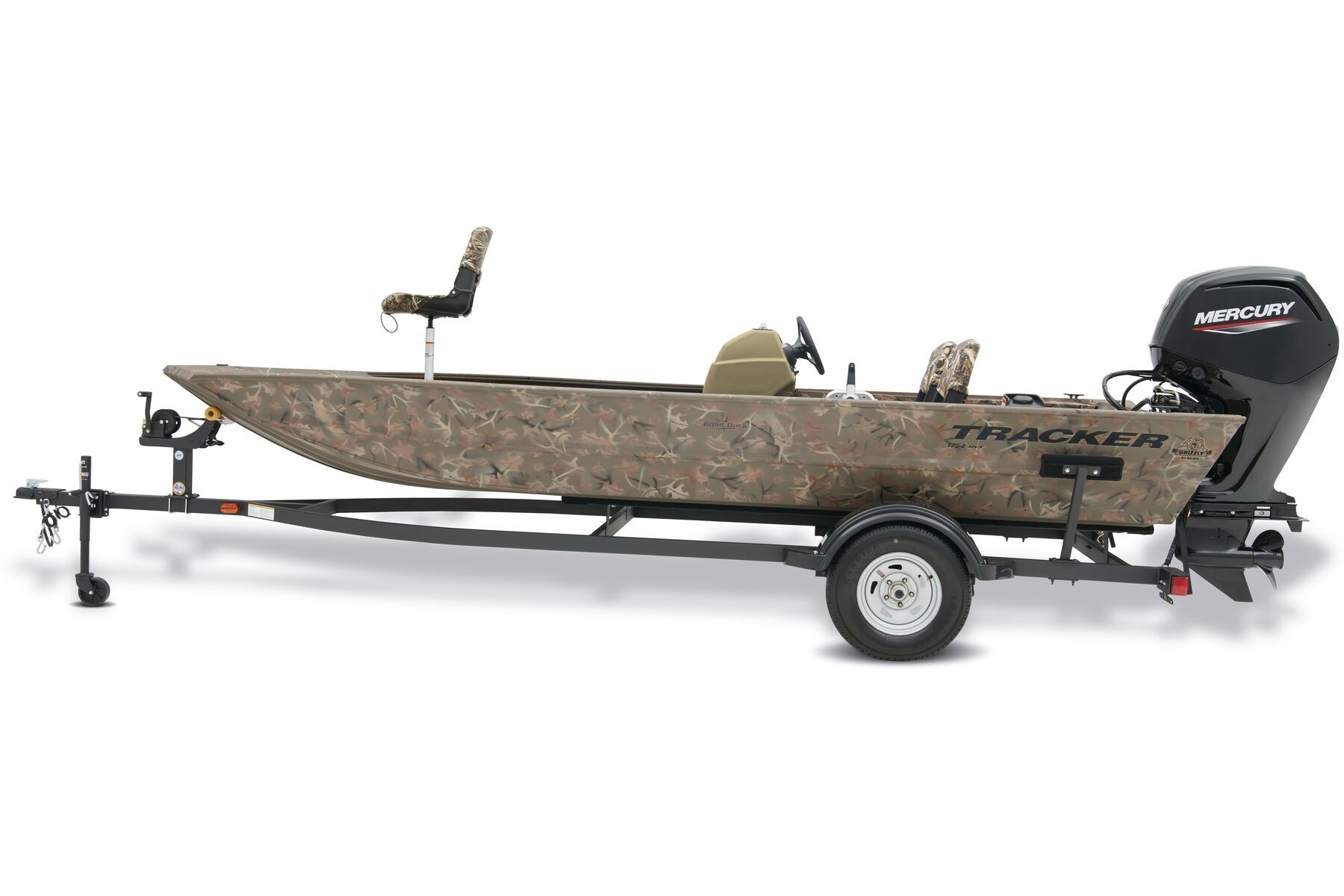 TRACKER GRIZZLY 1754 SC | 17ft. 1in. Side Console Jon Boat