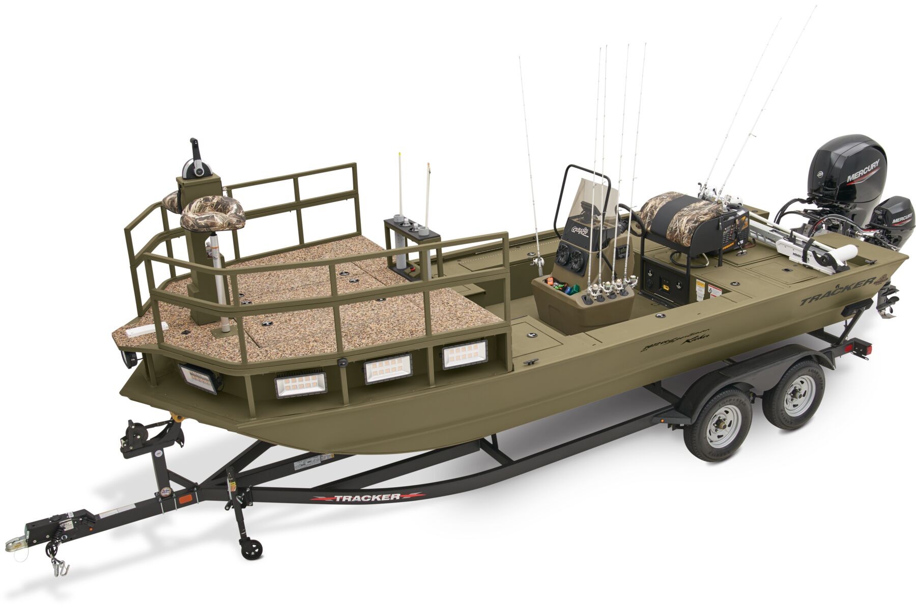 TRACKER GRIZZLY 2072 CC Sportsman w/ Kicker | 21ft. 5in. Center Console ...