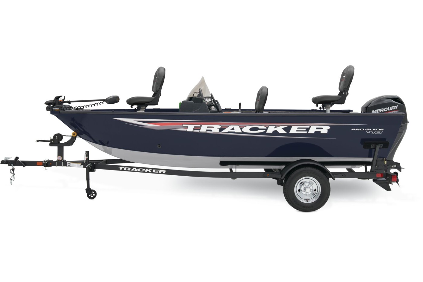 TRACKER PRO GUIDE V-16 SC | 16ft. 6in. Deep V Multi-Species Boat