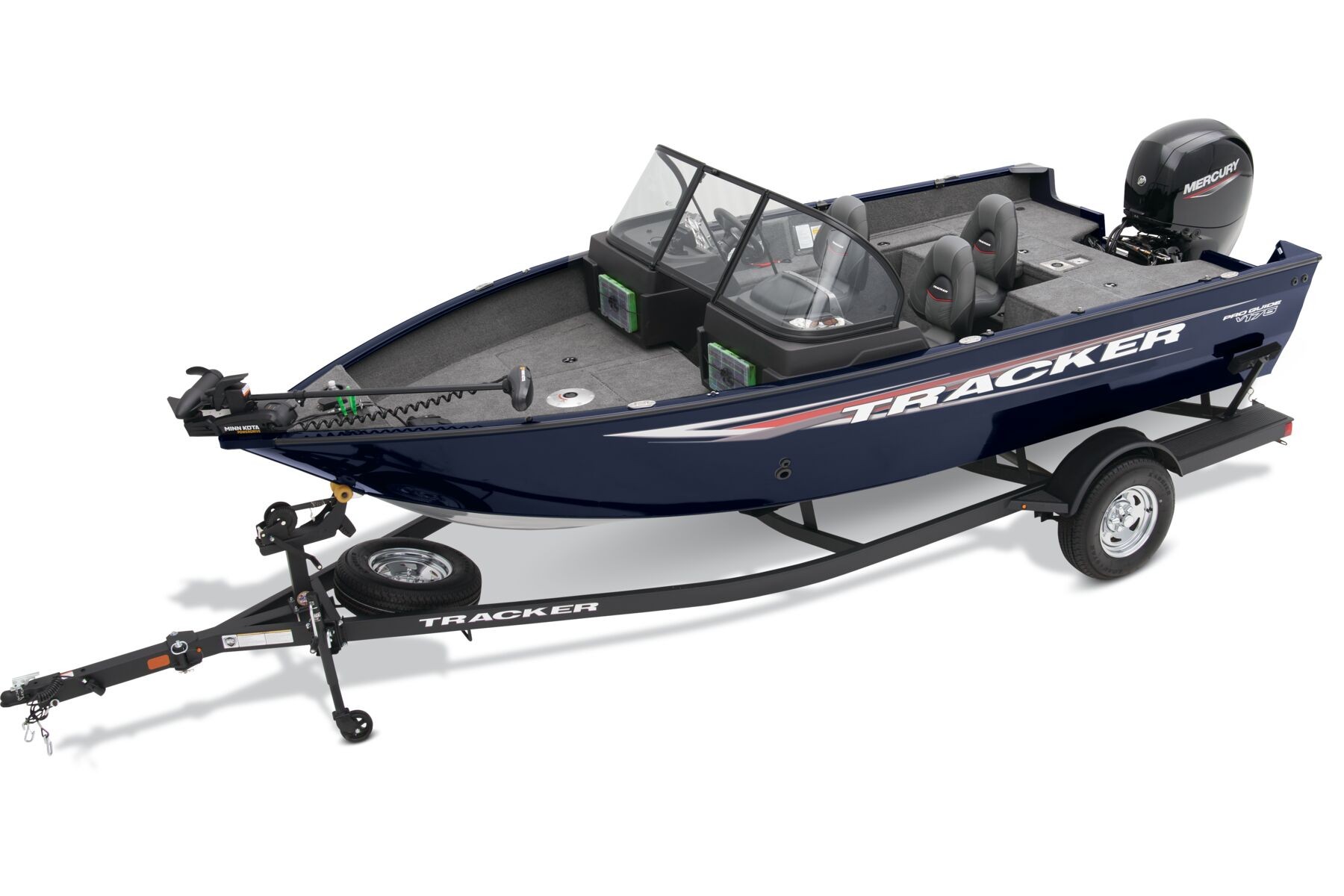 TRACKER PRO GUIDE V-175 Combo | 17ft. 7in. Deep V Fish and Ski Boat